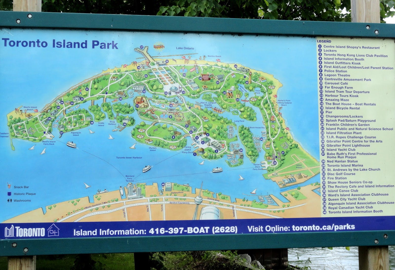 danger garden: The Toronto Island Gardens