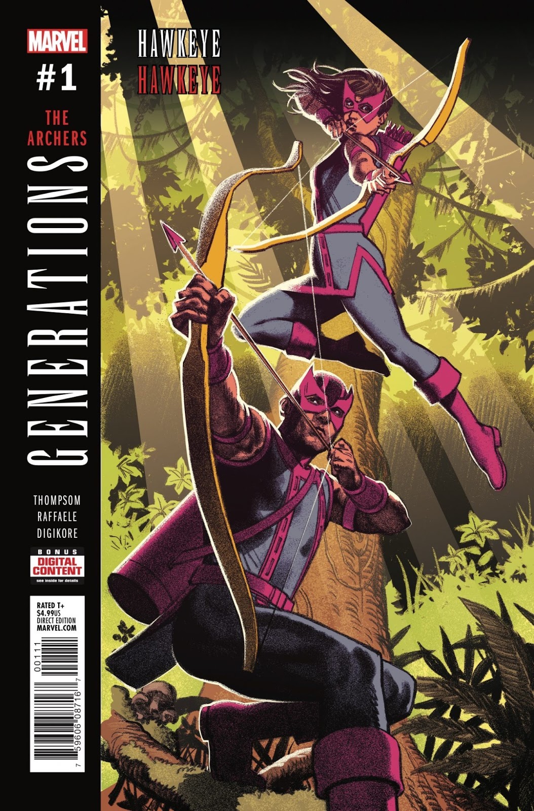 Comic Obsessed.: Generations Hawkeye & Hawkeye #1 Preview