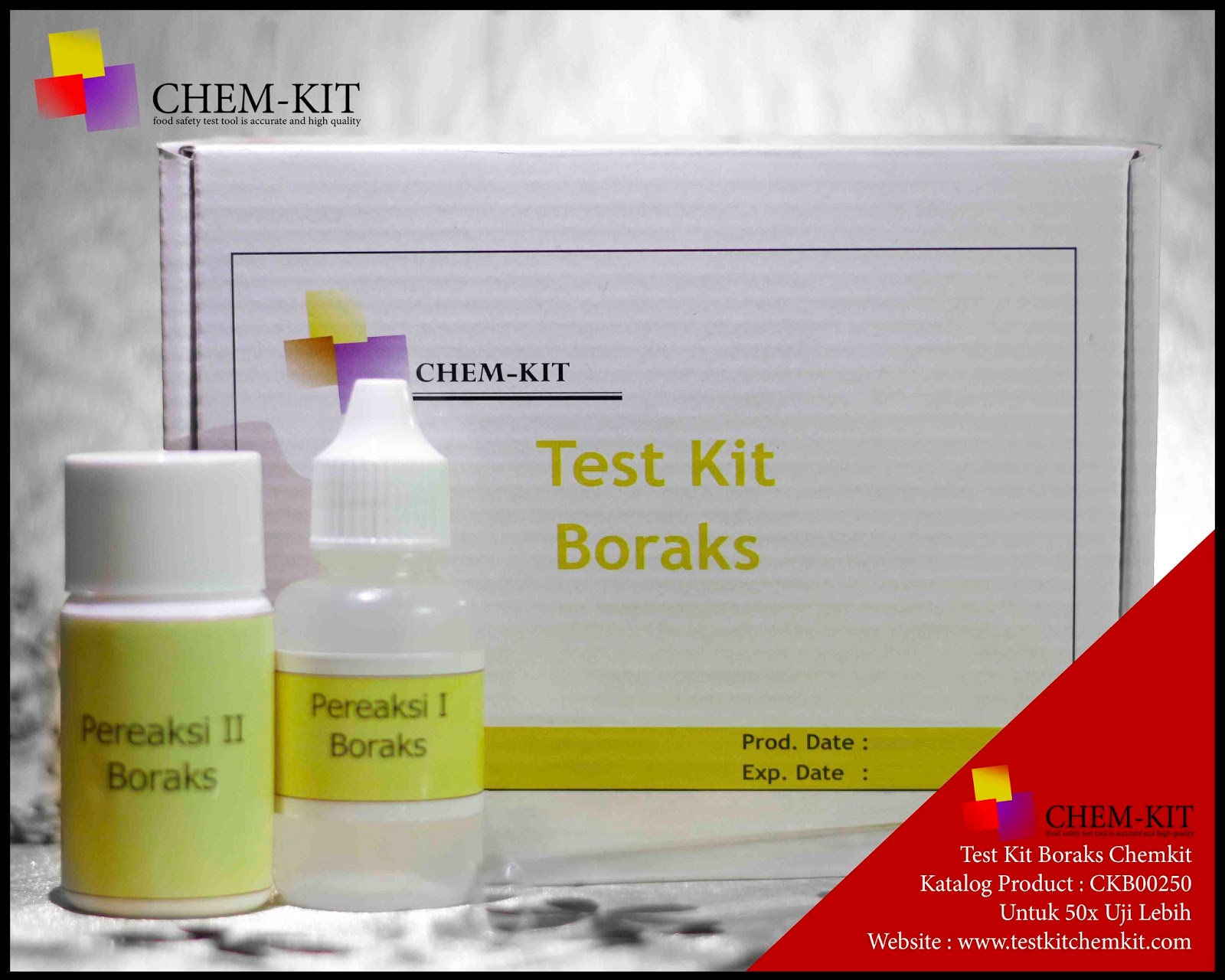 Test Kit Boraks Chemkit | Test Kit Chemkit