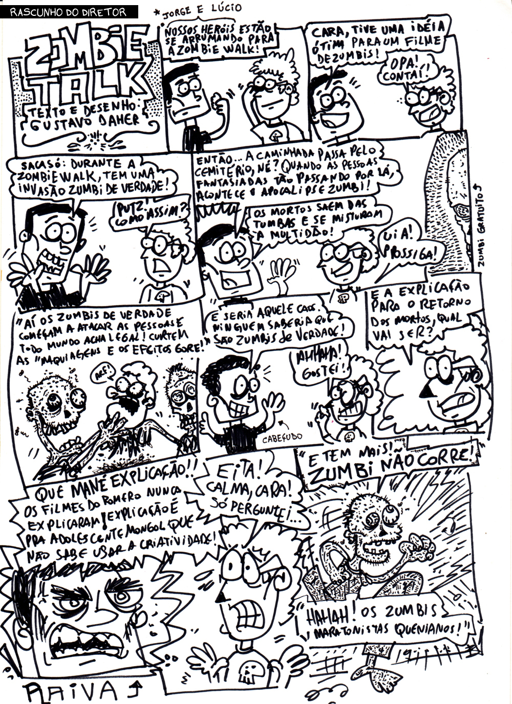 Zombie Talk - Rascunho do Diretor | [toscomix]