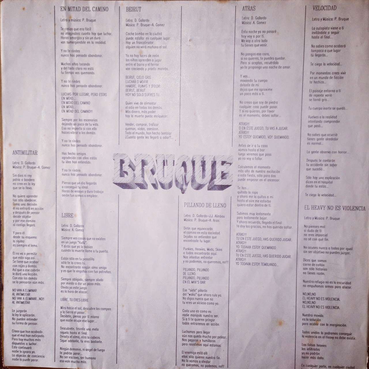 Bruque - En Mitad del Camino (1988 – Justine)
