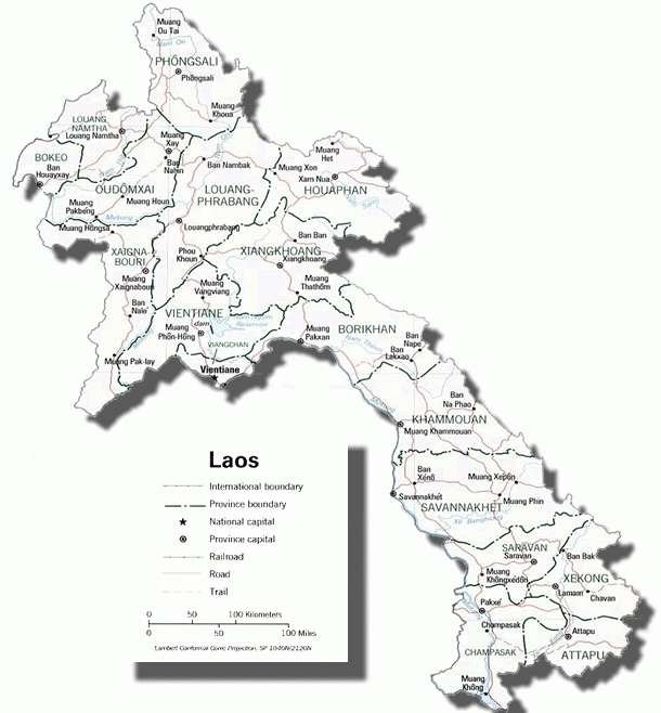 On The Other Side Of The Eye: What are the major cities of Laos?