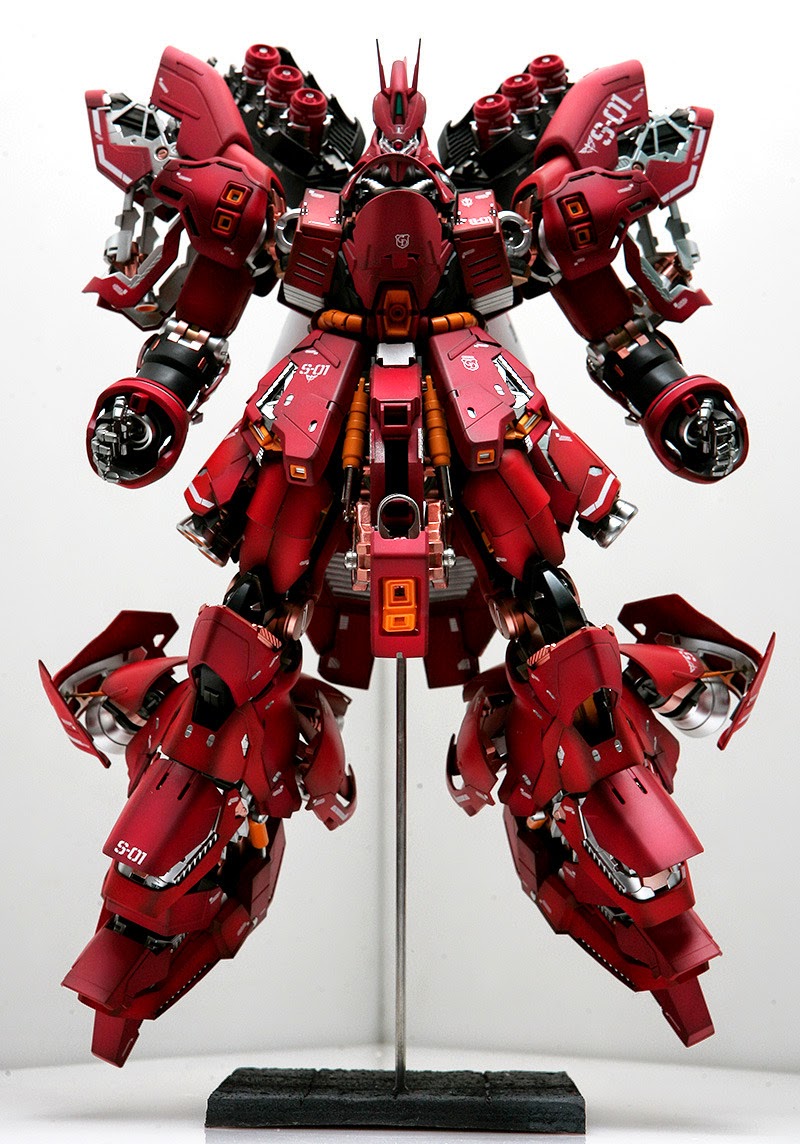 GUNDAM GUY: MG 1/100 Sazabi Ver. Ka 'Open Hatch' Ver. - Customized Build