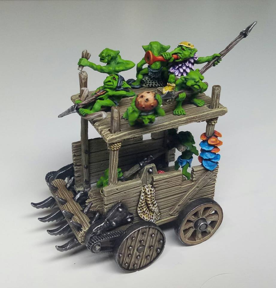 Herohammer: Snotling Pump Wagon - double decker
