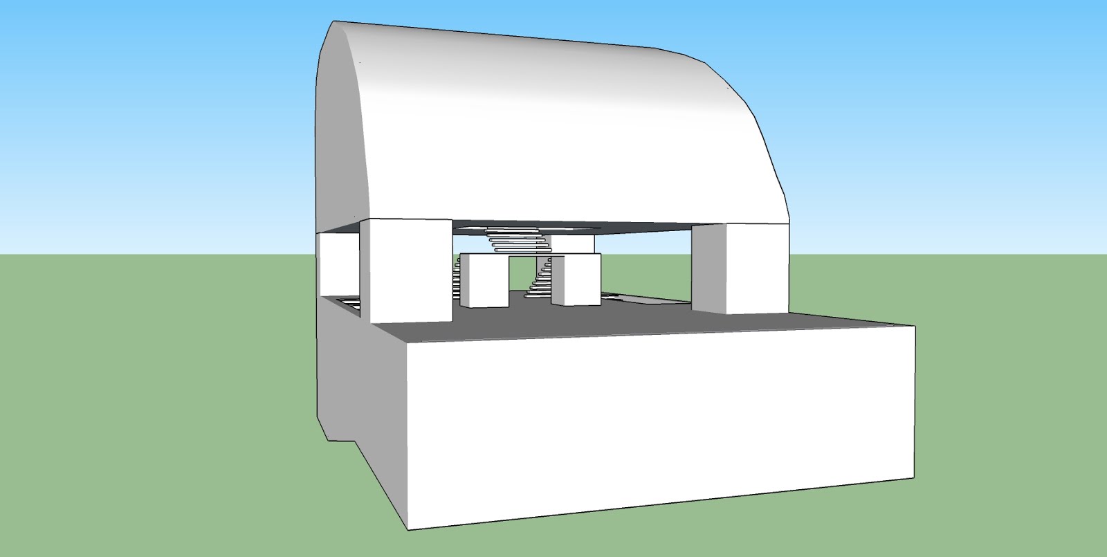 Arch 1101 Blog: Sketchup model screenshots