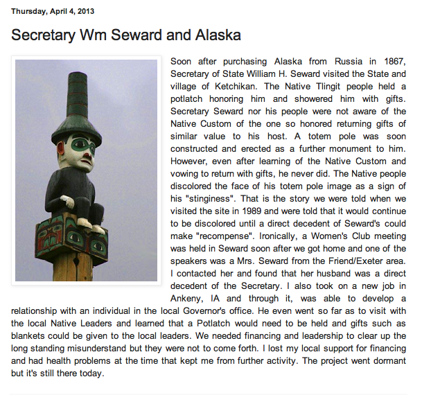 The Crow's Nest: Seward Totem Pole in Ketchikan, Alaska