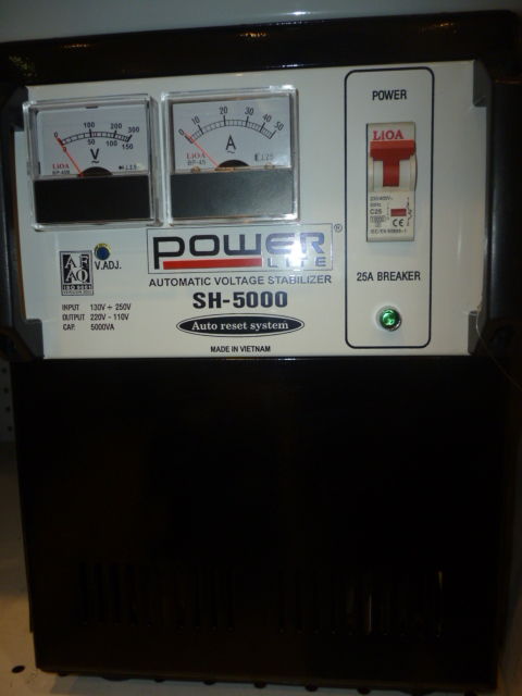 JUAL ANALOG STABILIZER POWER LITE SH-5000 | Supplier Alat Safety, Alat ...