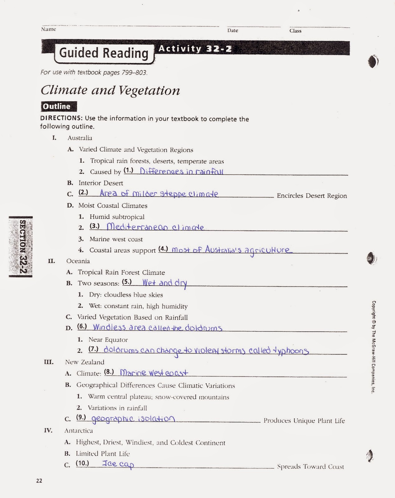 Mr. E's World Geography Page: Chapter 32 - The Physical Geography of ...