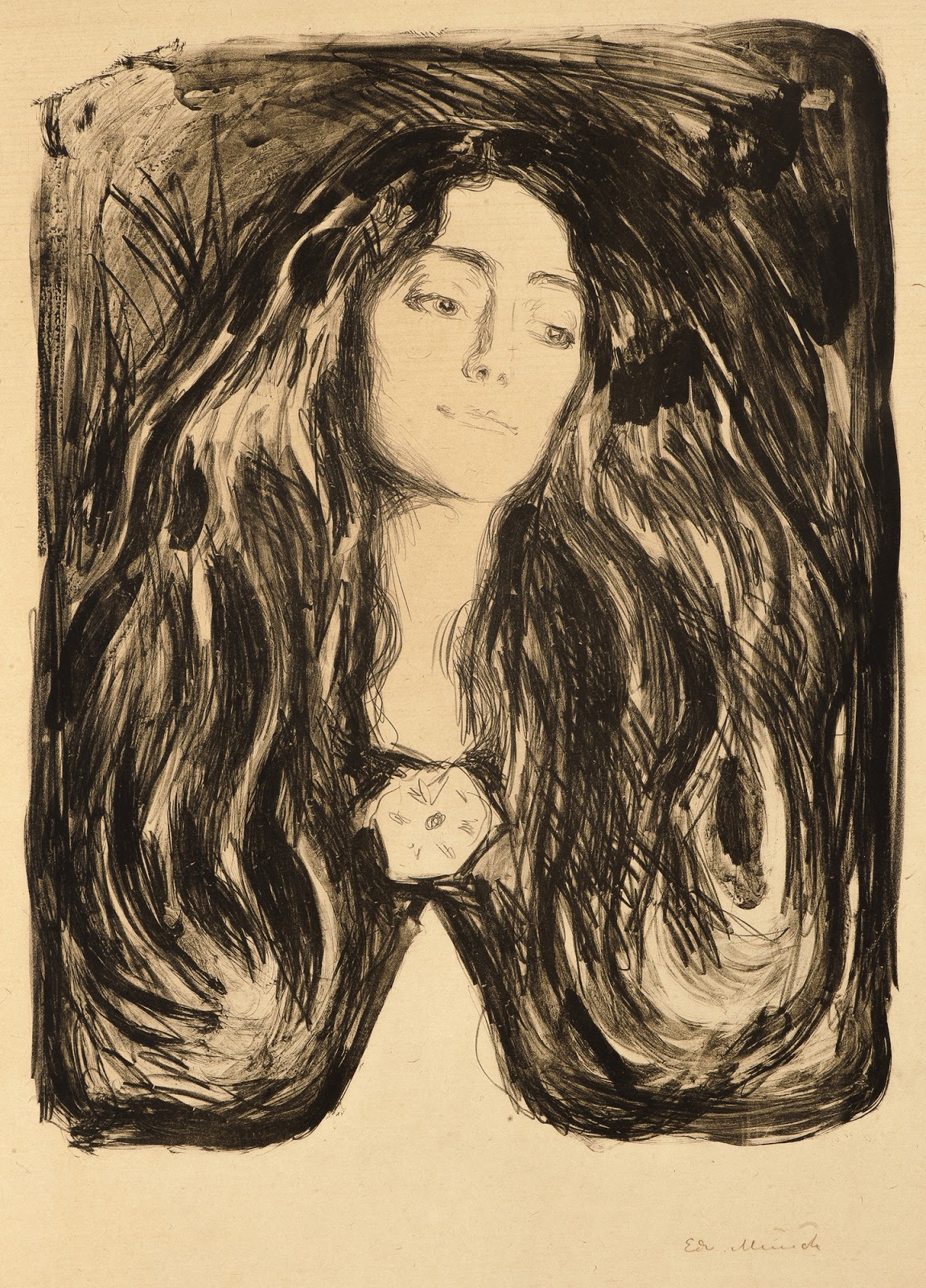 Trykk og foto, Bodin : Oppstartsoppgave: Munch portrett