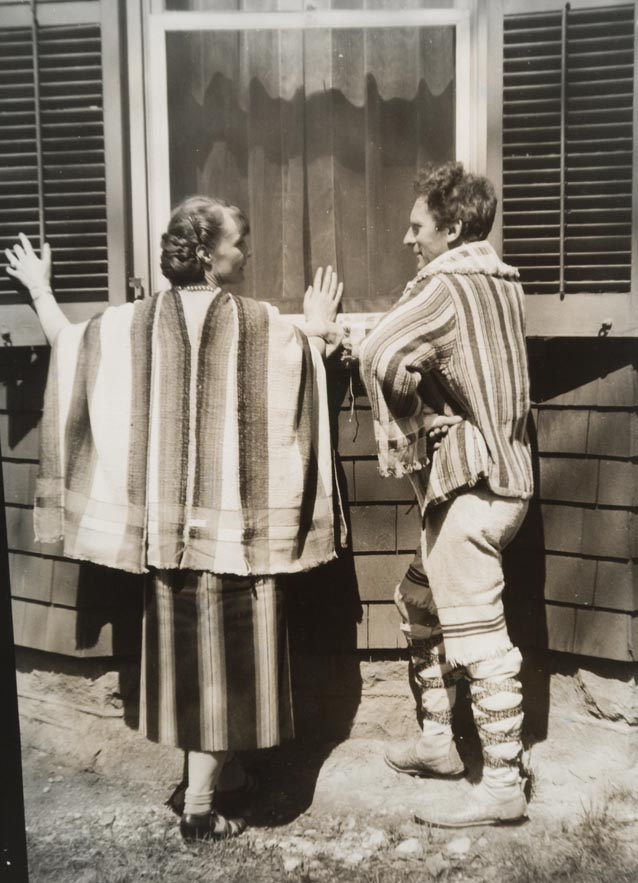 collected photographs: Percy Grainger - towel clothes and beadwork