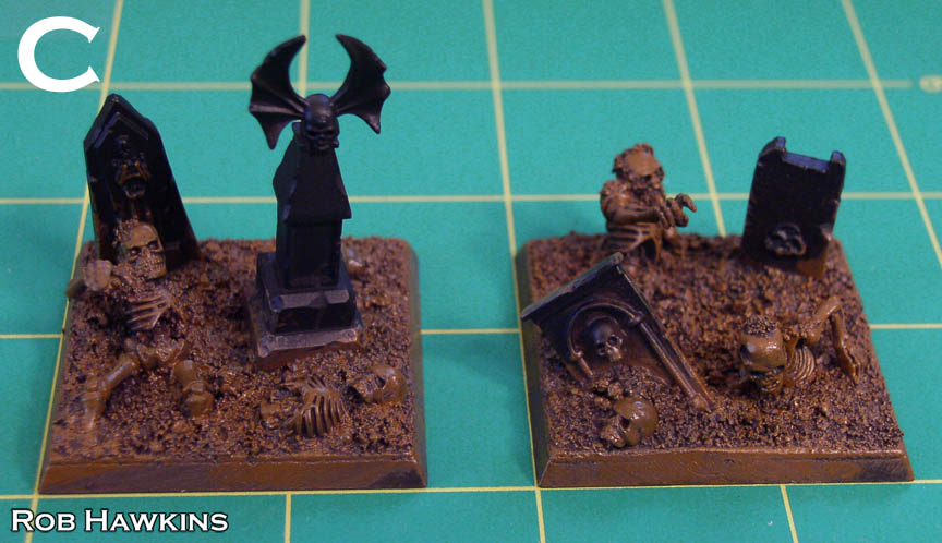 Rob Hawkins Hobby: Modeling & Painting: Graveyard Bases
