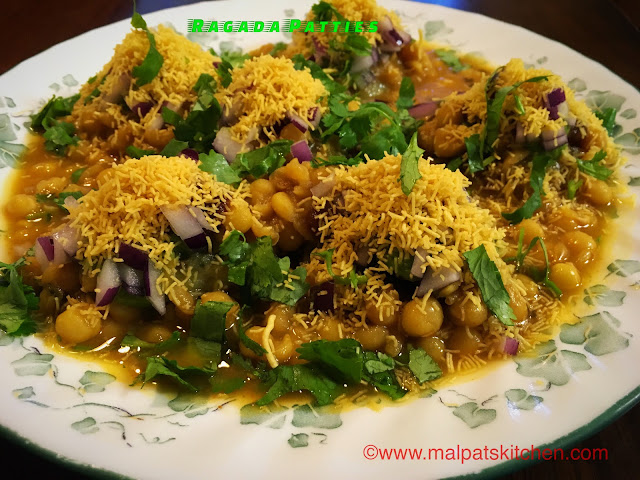 RAGADA PATTIES, how to make Ragada Patties ~ Malpats Kitchen