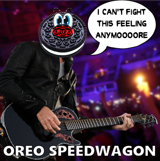 Slap the Penguin Visual Humor: Oreo Speedwagon