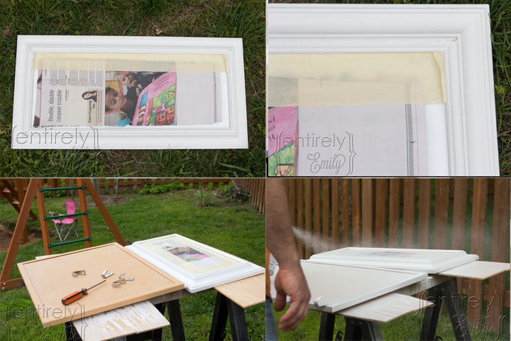 Entirely Emily: Old Picture Frame Redo