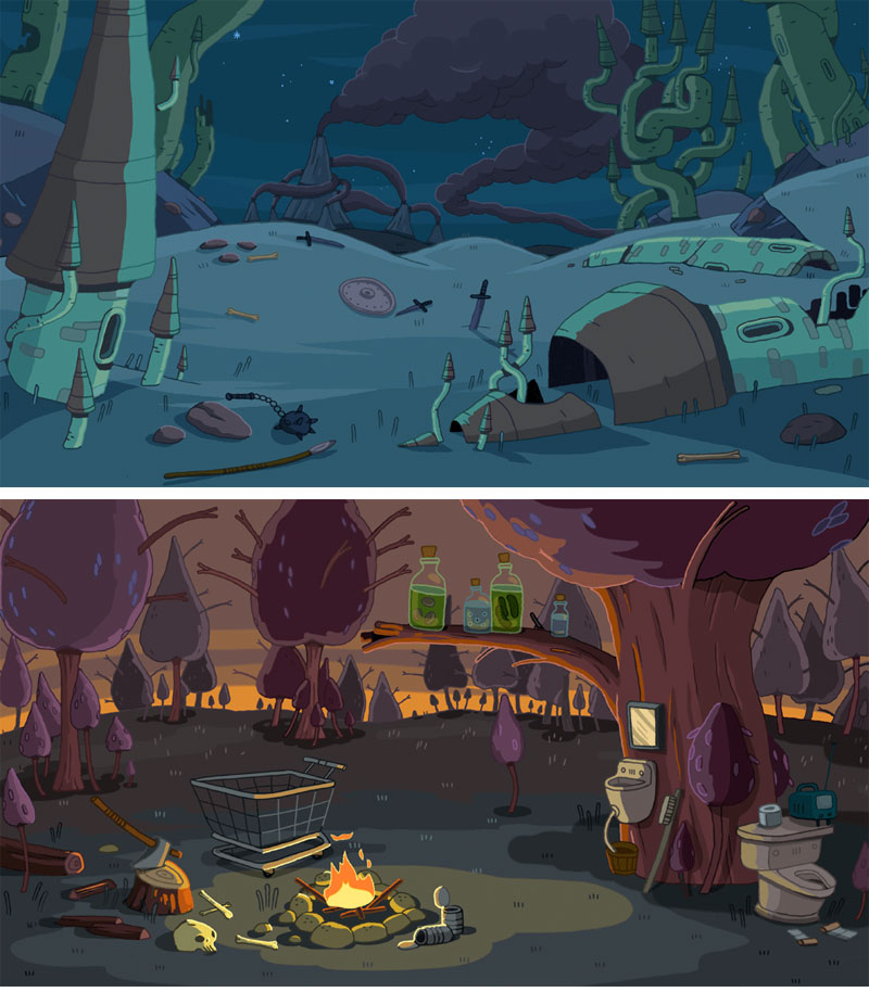 La Nuez: Adventura Time Escenarios