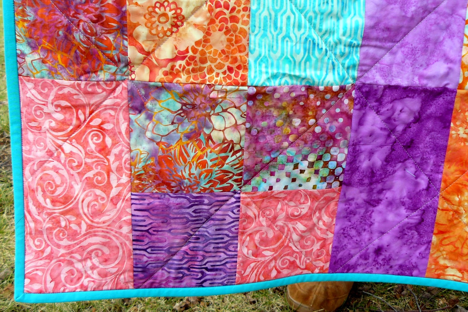 The Zen of Ironing: A Pair of Bright Quilts