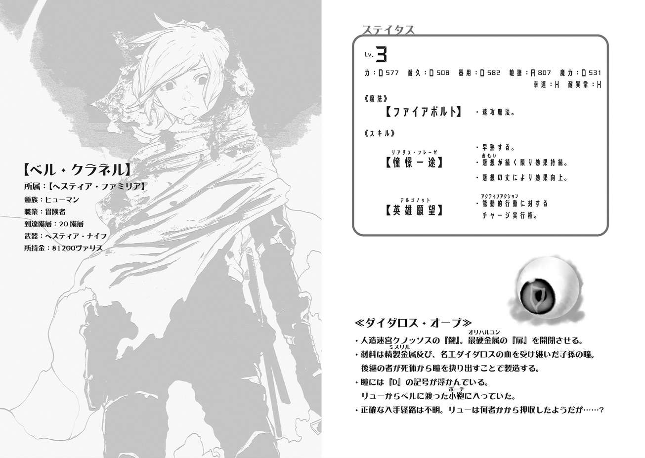 Danmachi LN Illustration - Volume 10 - Novel illustrations