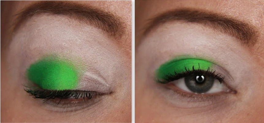 Erika MakeUp: Tutorial Verde e Roxo