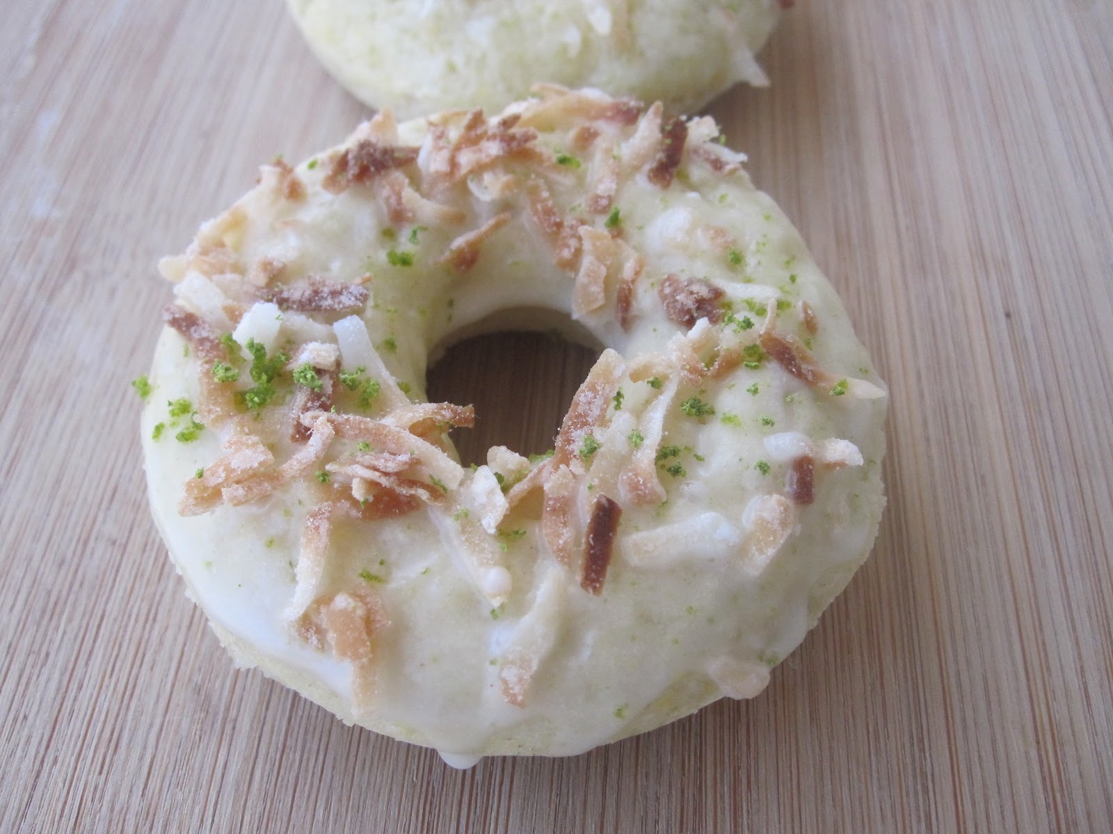 Key Lime Coconut Doughnuts