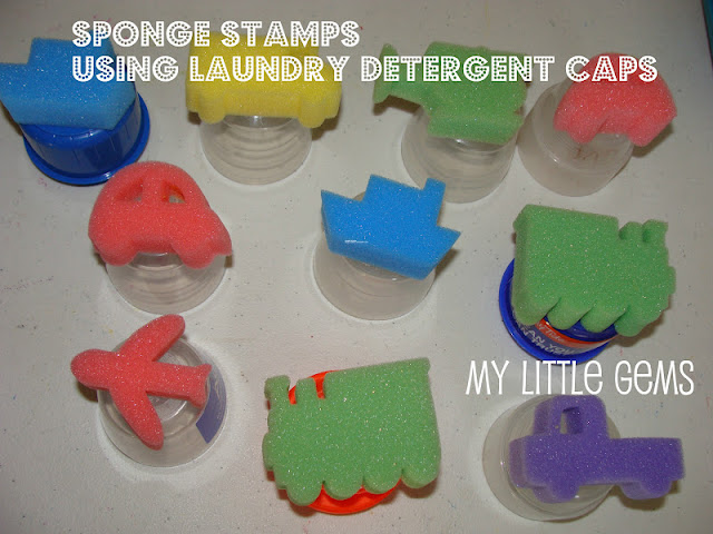 My Little Gems: DIY Sponge Stamps for Kids