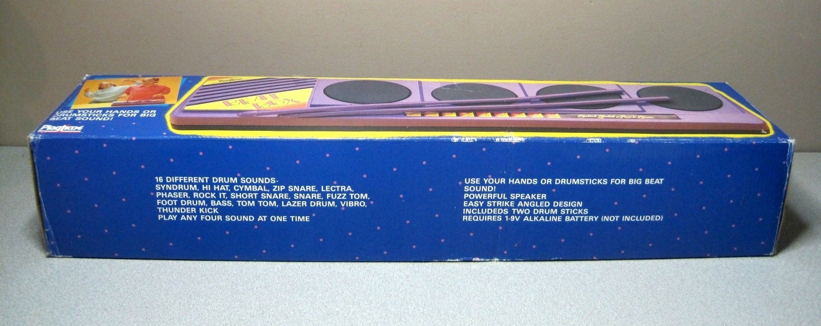 MATRIXSYNTH: Rare Vintage 1988 PLAYTIME BEAT BOX Solid Gold Rock Star ...