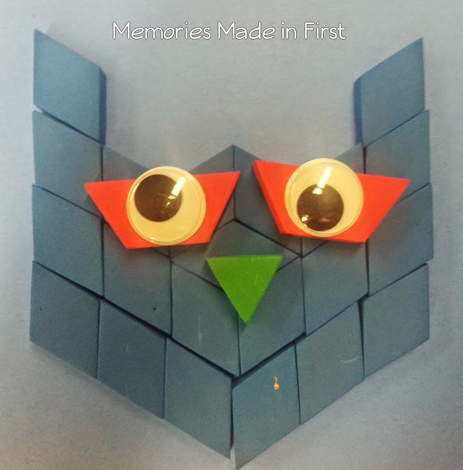 Memories Made in First: Pete-the-Cat-like Pattern Block Activity
