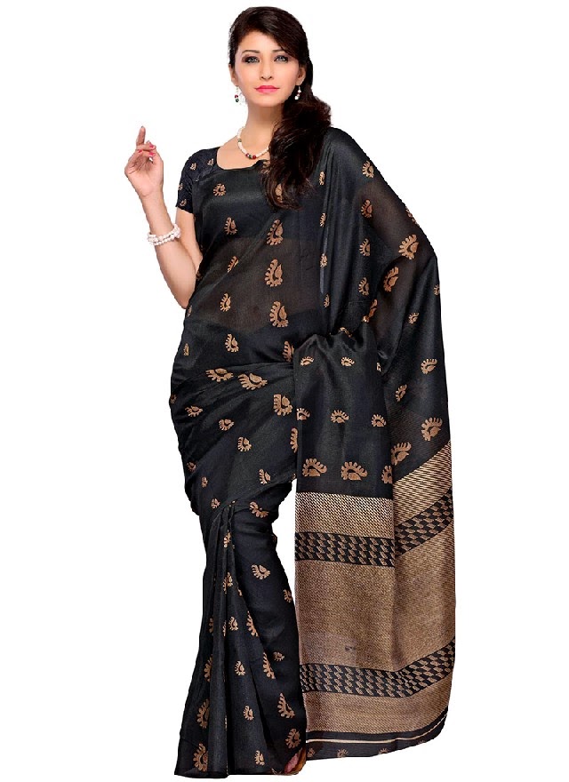 Black Designer Saree Collection | Black Saree Designs With Shades ...