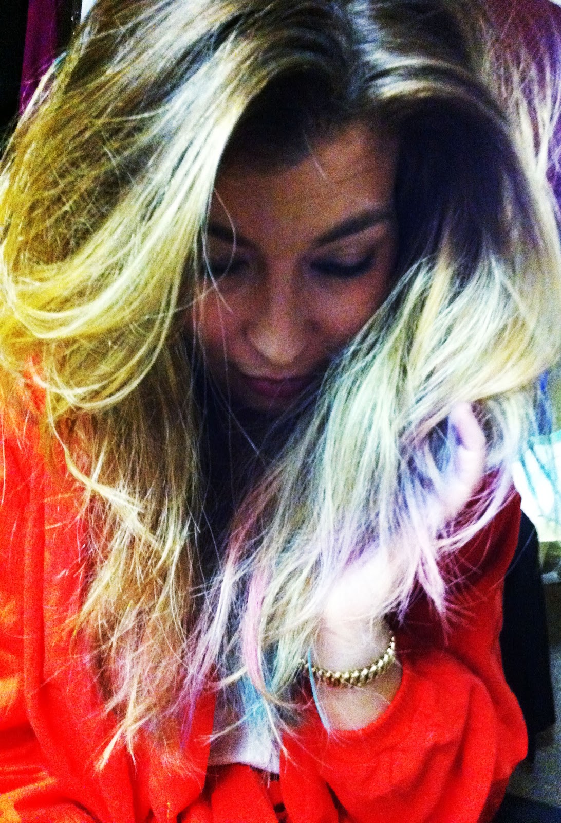 fox and gypsy: Hair Chalking