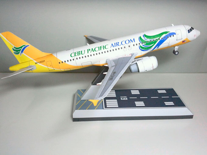 Airbus A320 Cebu Pacific Papercraft | Papercraft Paradise | PaperCrafts ...