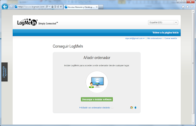 Alcasoft: Logmein: control remoto fácil y gratuito