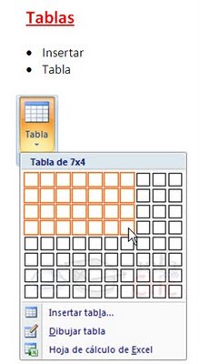 computación: Tablas en Power Point