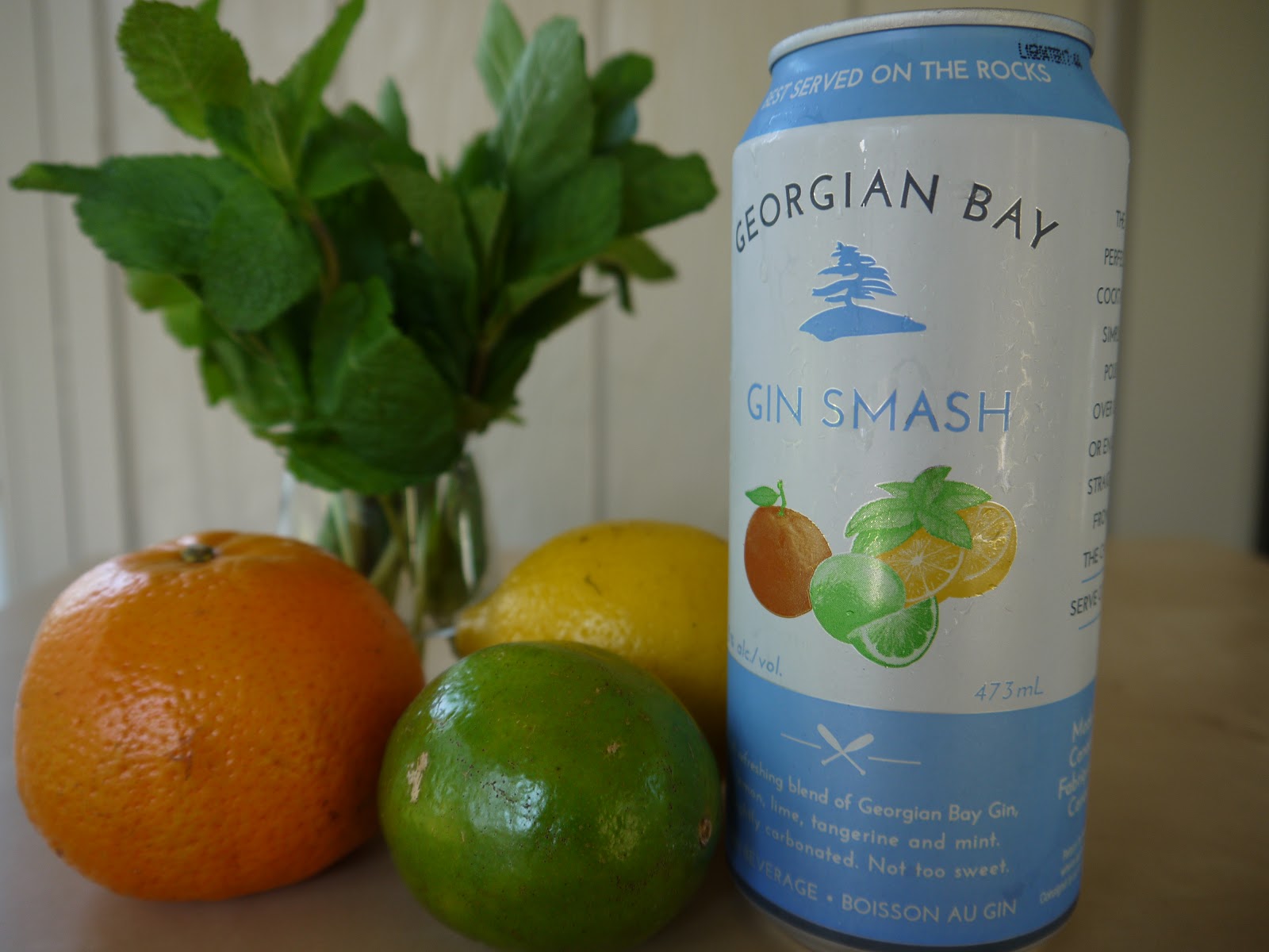 Clockwatching Tart: Happy Hour - Homemade Gin Smash