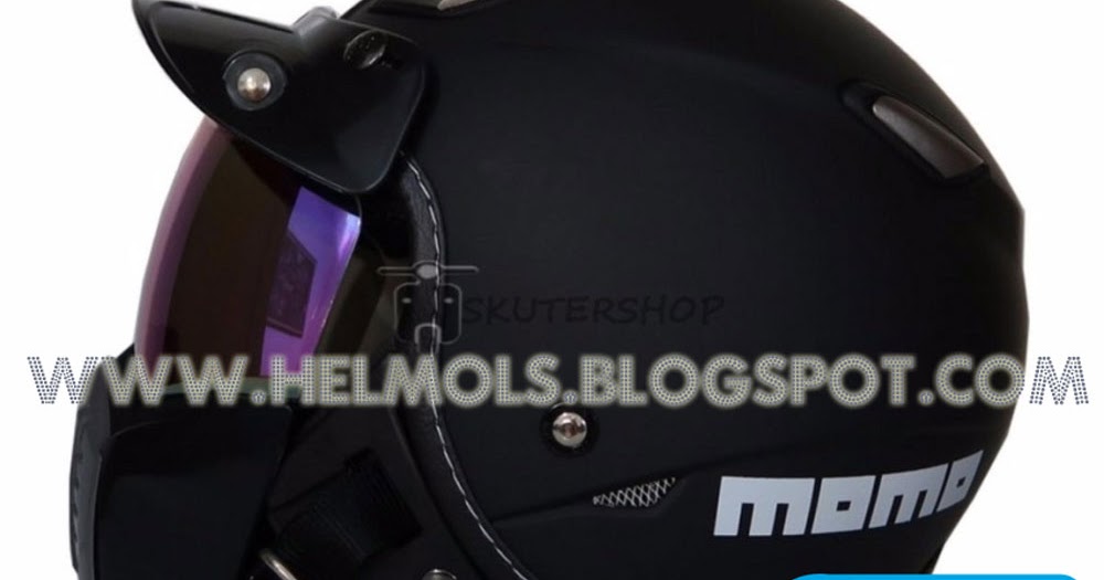 JPN Momo Helmets With NEO Goggle Mask Retro Klasik - Helm Online Store