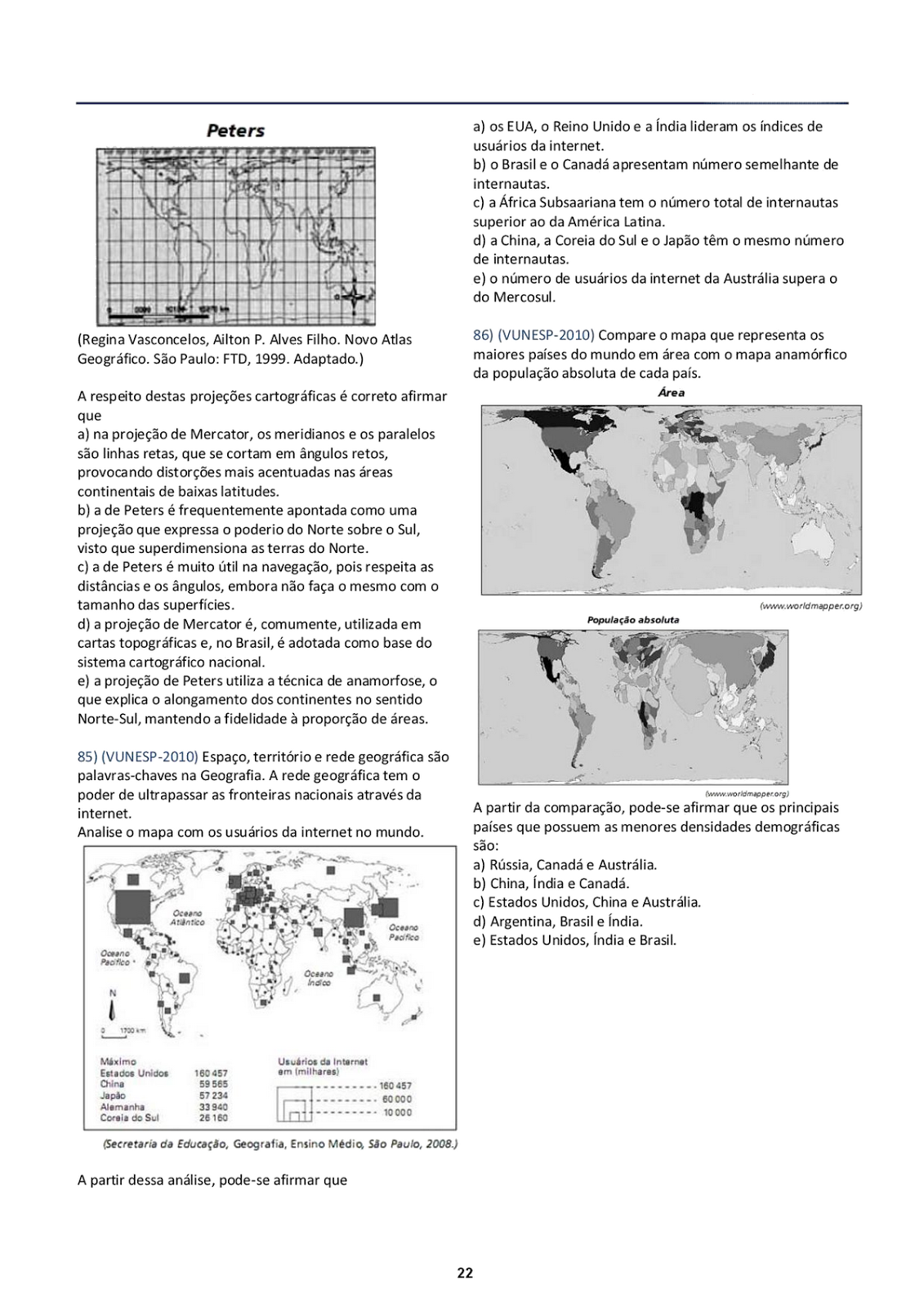 Atividades Sobre Cartografia 5 Ano - LIBRAIN