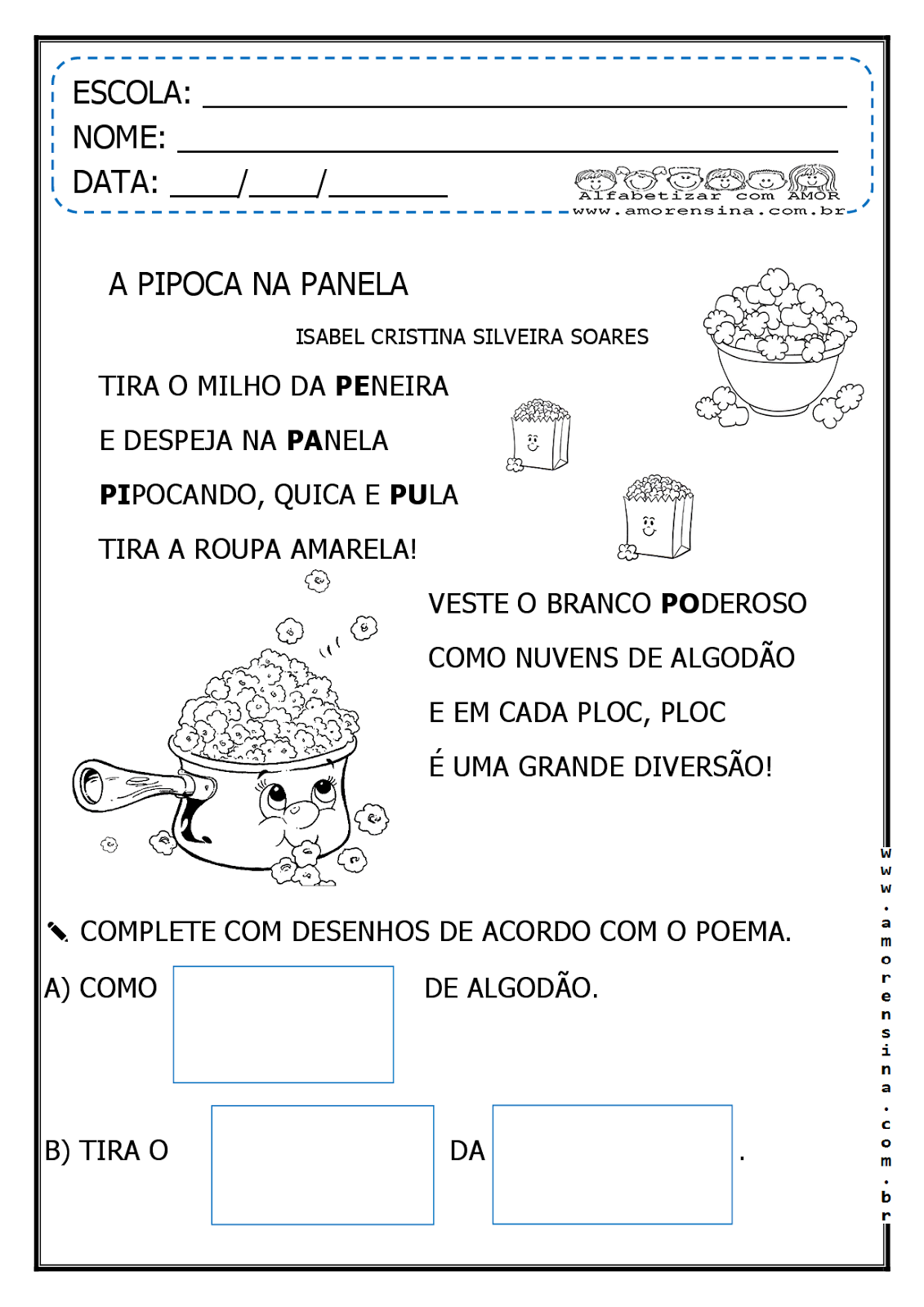 Poema Com A Letra P - EDUCA