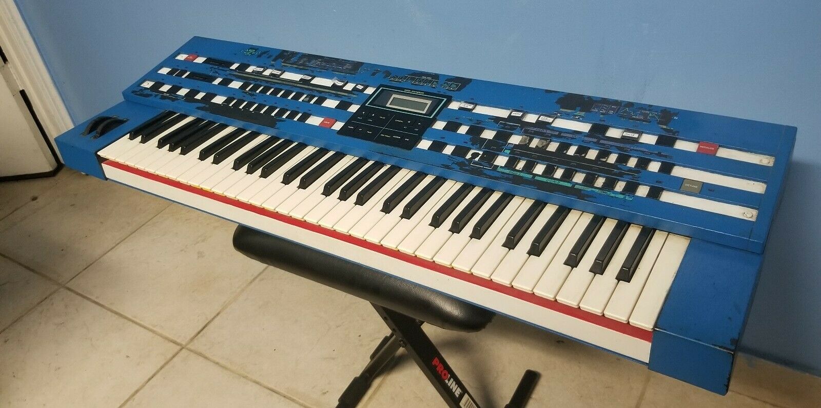 MATRIXSYNTH: Custom Blue Casio CZ-1