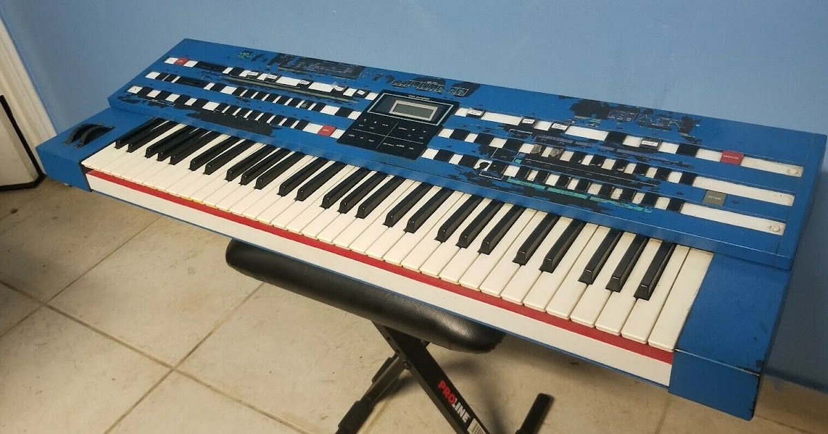 MATRIXSYNTH: Custom Blue Casio CZ-1