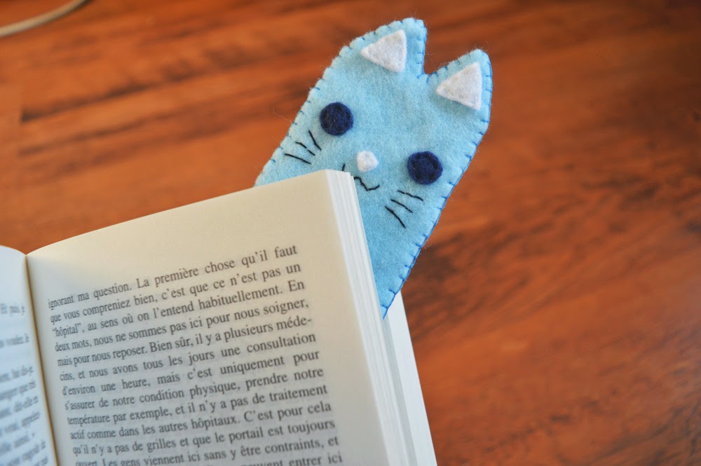 Le Petit Blog de Lo: DIY - Le Marque-page Chat