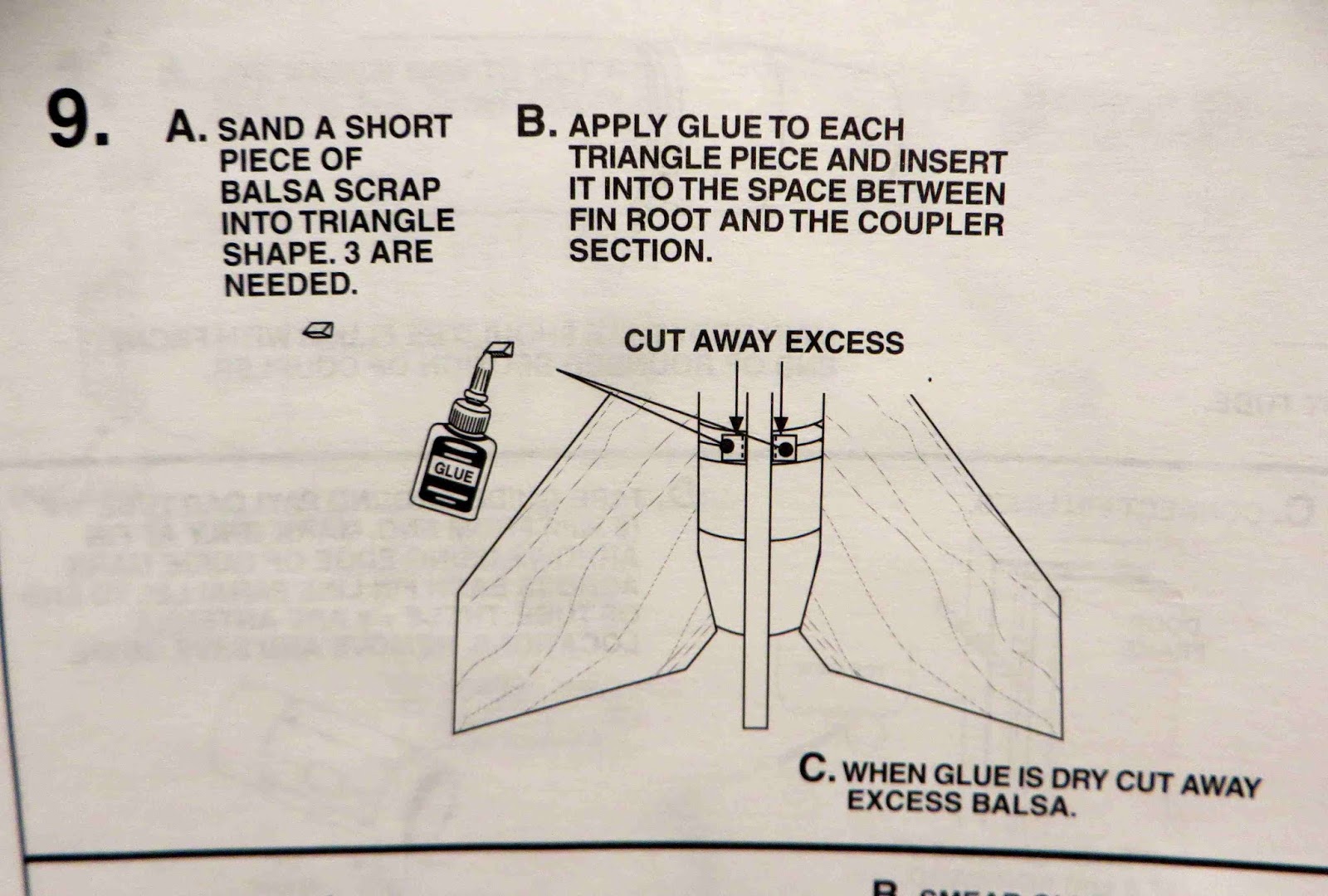 Model Rocket Building: Estes Black Brant II Kit #1958 Build, Part 7 ...
