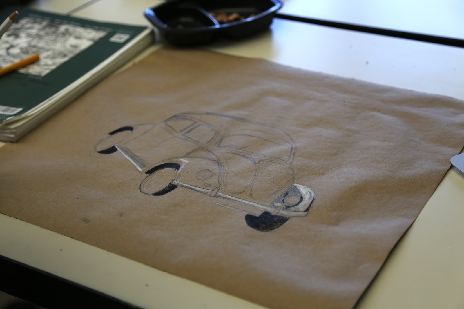 Grauer Art: Mid Tone Paper Drawings, H.S. Art