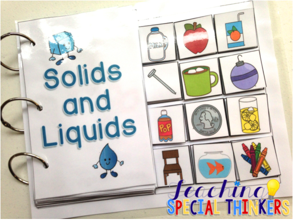 Interactive Science Pack: Solids and Liquids - Teaching Special Thinkers
