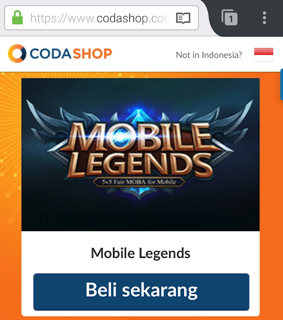 Cara Top Up Diamond di CodaShop - Bisa beli Rp 3.000 Lho - Irumira