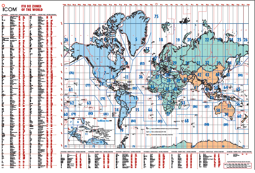 La Radio a 360°: Carte Radioamatoriali by ICOM