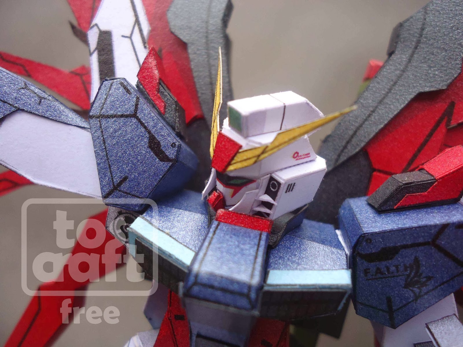 Tos-craft: DESTINY Gundam 1:144 papercraft