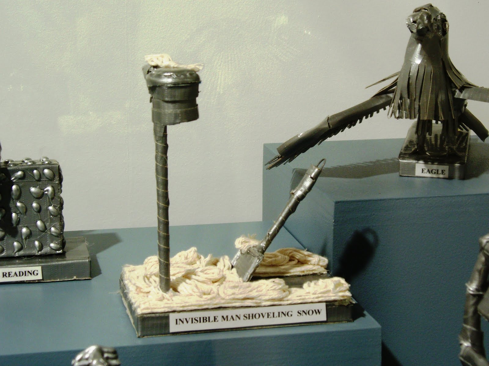 History and Culture by Bicycle: Roy Nickum Duct Tape Sculptures