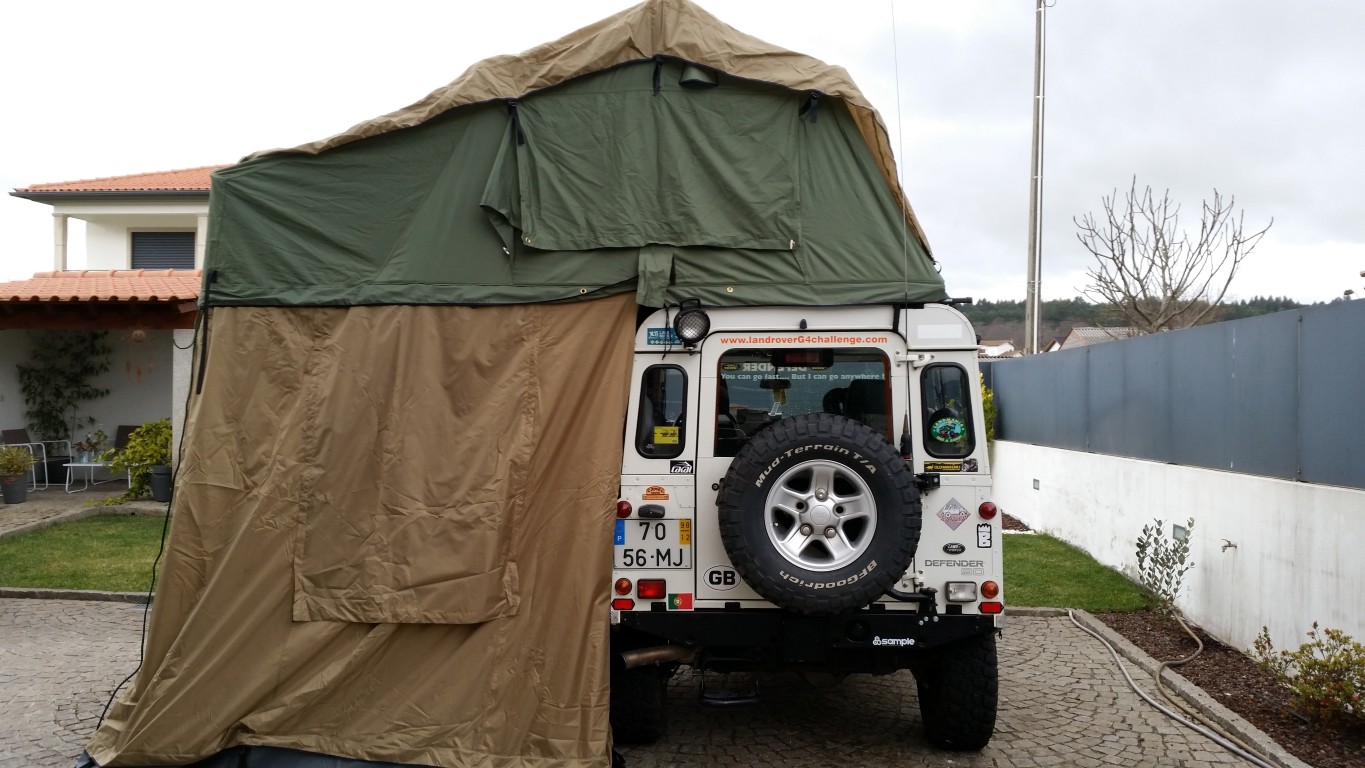 ReduTToras: Roof Tent on Land Rover Defender 90 - part I
