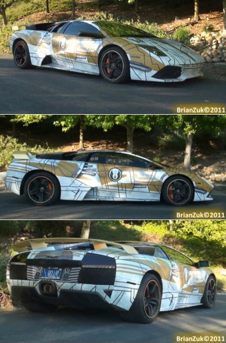 g.ban's world: Star Wars Spaceship Lamborghini Rally Car