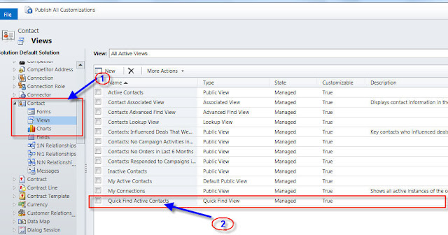 CRM Rock'Z The World: Adding Custom Field to Quick Find View For crm 2011
