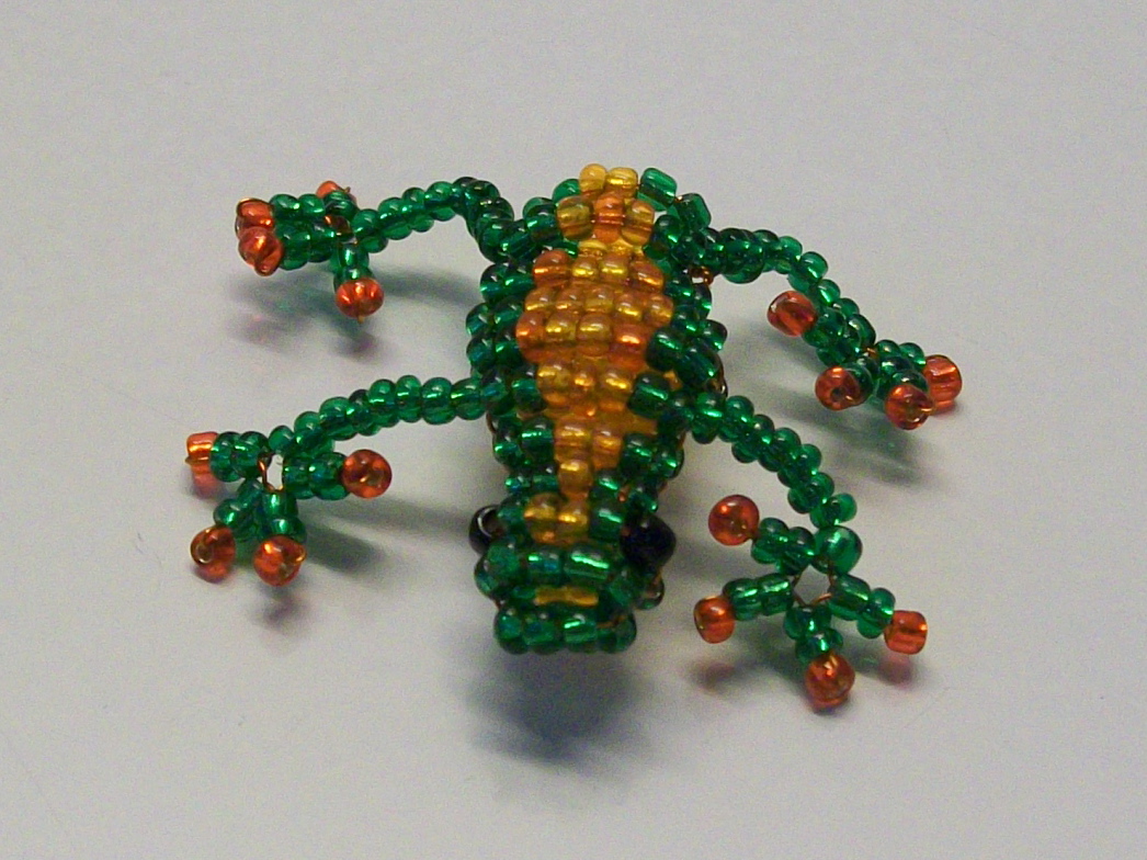 Beading for the very beginners: Frog