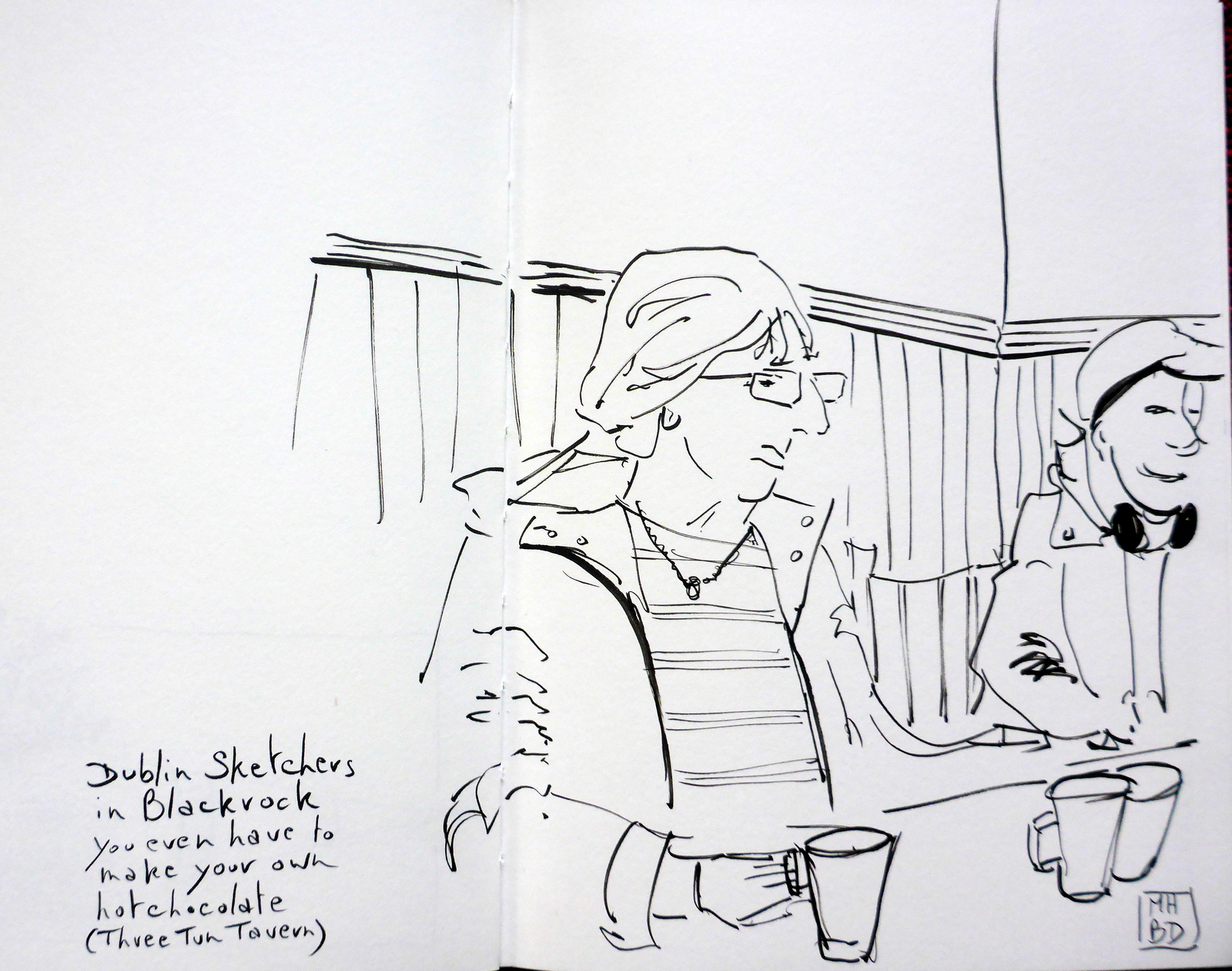 MHBD's Blog: Quick people sketches